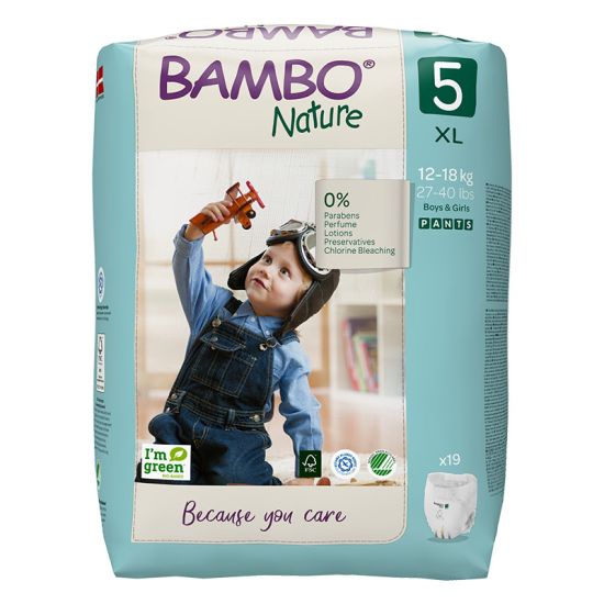 Bambo Nature gaćice 5 (12-18kg), 19 komada