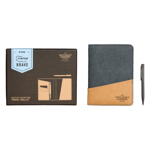 Futrola za pasoš od reciklirane kože-Gentlemen's Hardware
