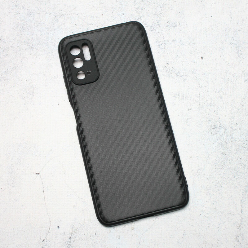 Maskica Carbon fiber za Xiaomi Redmi Note 10 5G crna