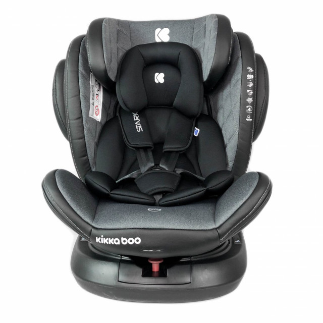 KikkaBoo autosedište (0-36 kg) stark isofix dark grey ( KKB70025 )