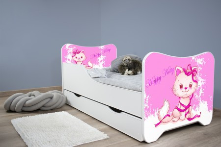 Dečiji krevet 160x80 cm happy kitty+fioka HAPPY KITTY ( 7457 )