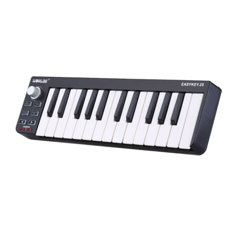 Worlde Easykey 25 Portable Electronic USB MIDI Controller