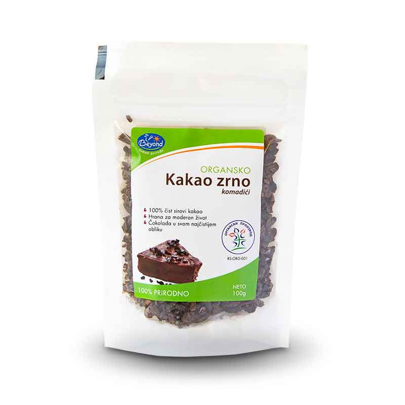 KAKAO ZRNO, ORGANSKO, KOMADIĆI, 100g