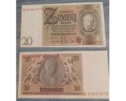 B42466 - Nemačka. 20 REICHSMARK, 22.1.1929