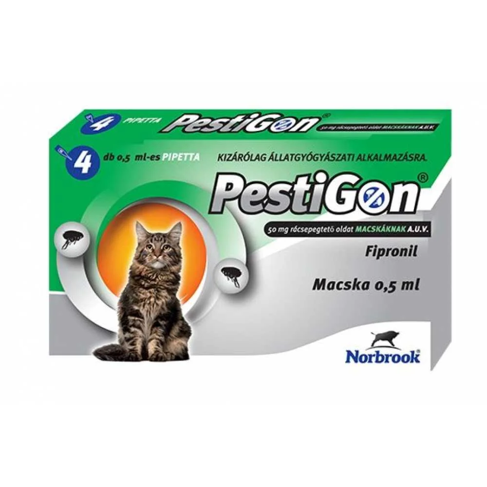 PestiGon - spot on za mačke protiv parazita - 1 pipeta