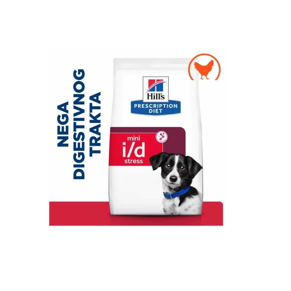 Hill's Prescription Diet dog veterinarska dijeta I/D Stress Mini 1kg