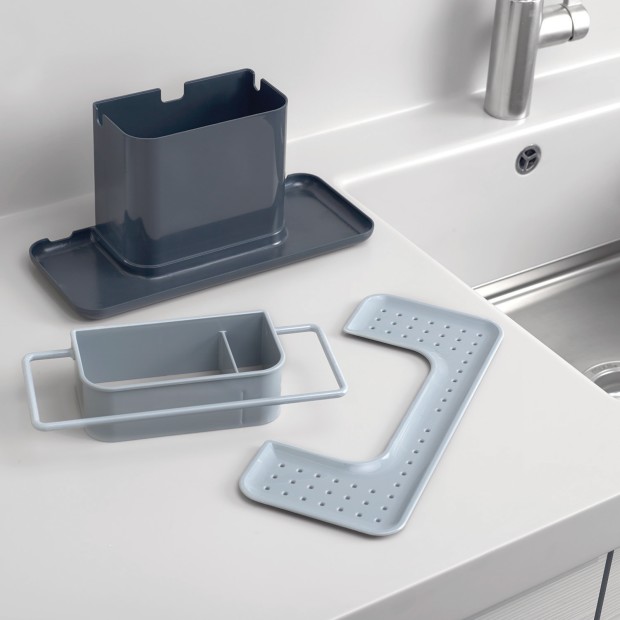 Sink Caddy- organizator za sudoper- veliki sivi