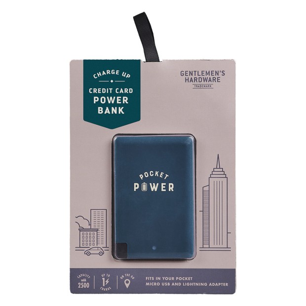 Eksterna baterija za telefon-Gentlemen's Hardware( 2500mah)