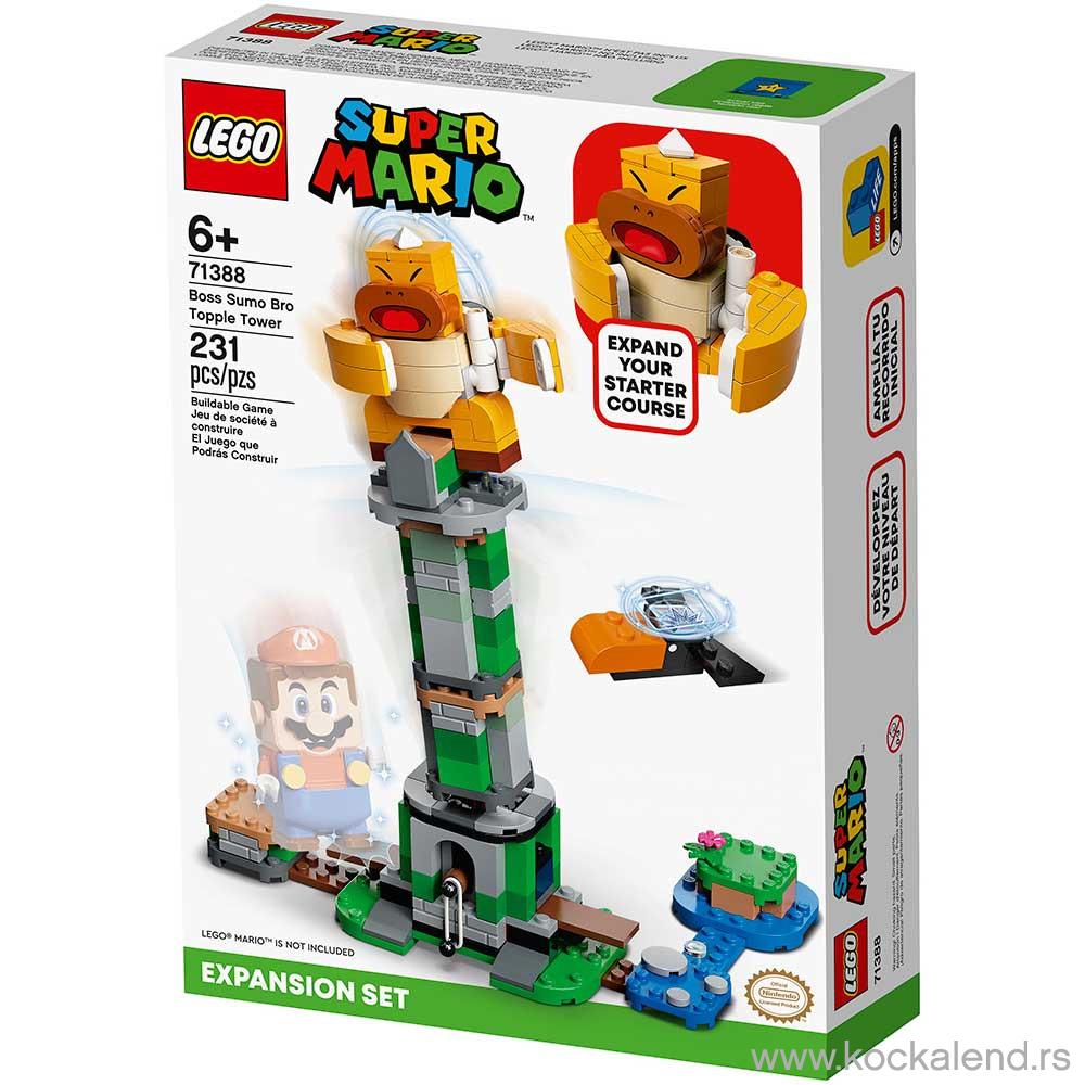 LEGO SUPER MARIO BOSS SUMO BRO TOPPLE TOWER EXPANSION SET