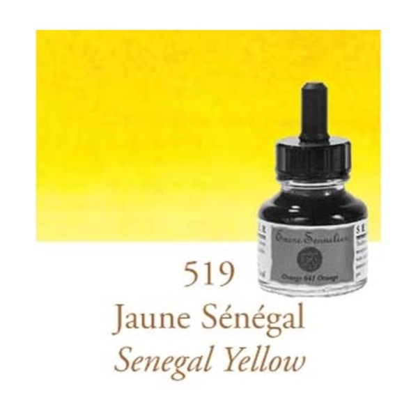 Sennelier Sennelier Artist ink 30 ml Jar - 1 fl oz Senegal Yellow