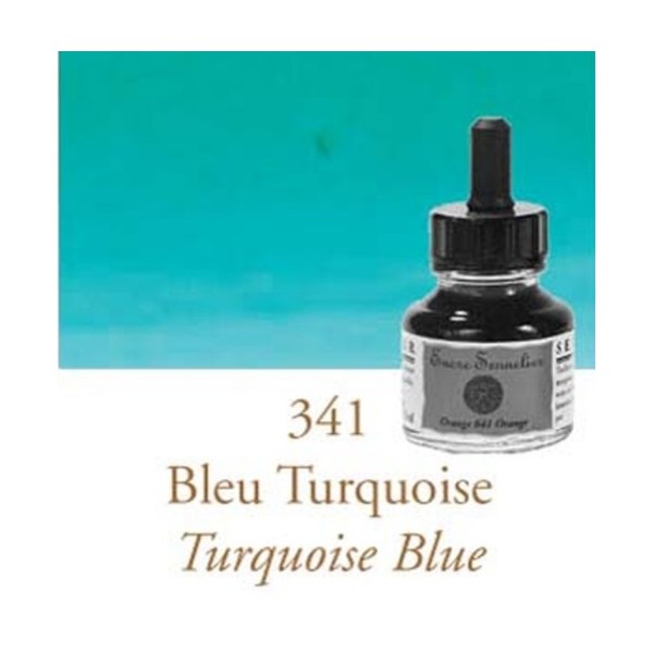Sennelier Sennelier Artist ink 30 ml Jar - 1 fl oz Turquoise Blue
