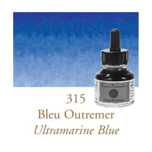Sennelier Sennelier Artist ink 30 ml Jar - 1 fl oz Ultramarine Blue