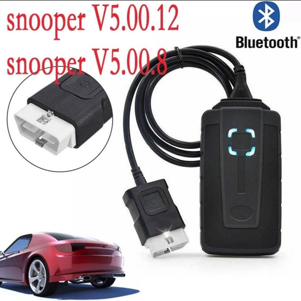 WOW Snooper V5.008 R2 V5.00.12 Bluetooth OBDII Obd Obd2, skener