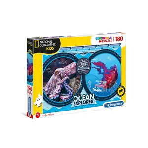 Clementoni CL29205 PUZZLE 180 NATIONGEO.KIDS-OCEAN