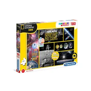 Clementoni CL29206 PUZZLE 180 NATIONGEO.KIDS-SPACE