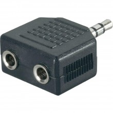 Audio adapter 3,5mm muški na 2 x 3,5mm stereo utičnica #