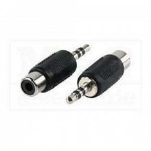 Audio adapter 3,5mm stereo muški na rca Ženski