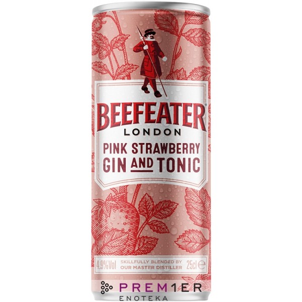Beefeater Pink Strawberry Gin & Tonic 0.25l