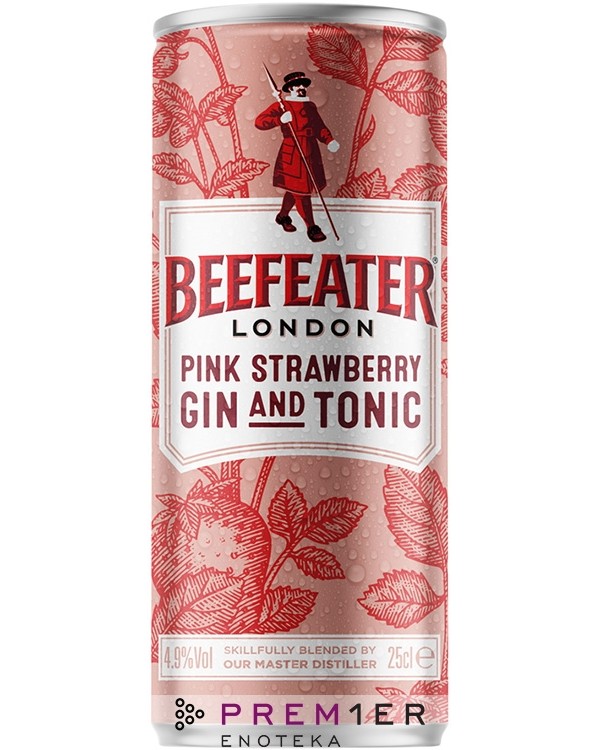 Beefeater Pink Strawberry Gin & Tonic 0.25l