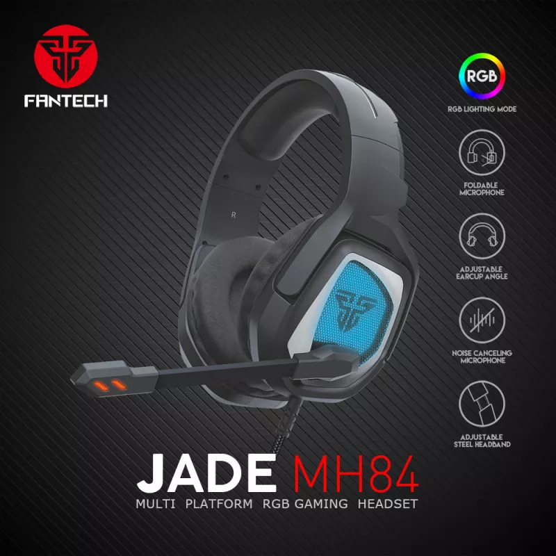 Slusalice Gaming Fantech MH84 Jade crne