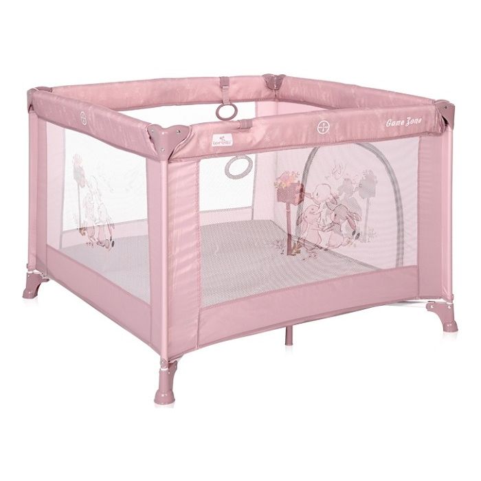 OGRADICA GAME ZONE BEIGE ROSE RABBITS 100X100cm