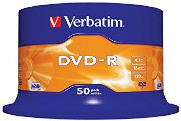 VERBATIM DVD-R 16X 1/50 kom