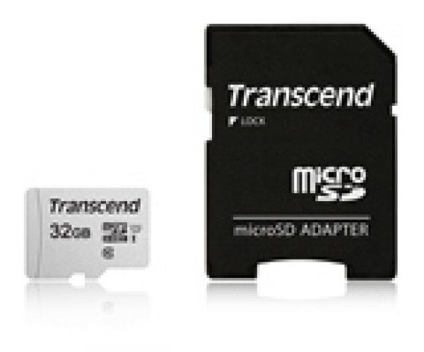 Transcend TS32GUSD300S-A memorijska kartica micro SDHC 32GB class 10+adapter