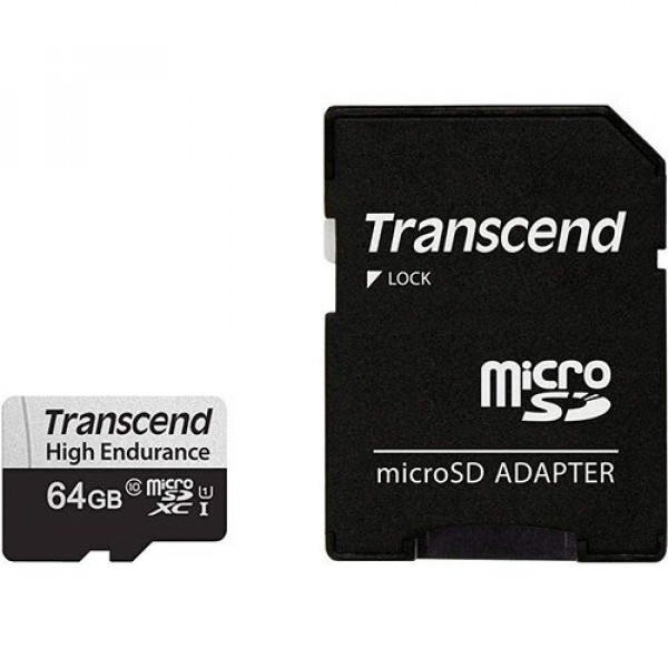 Transcend Memorijska kartica 64GB microSD Class-10 microSDXC (TS64GUSD350V)