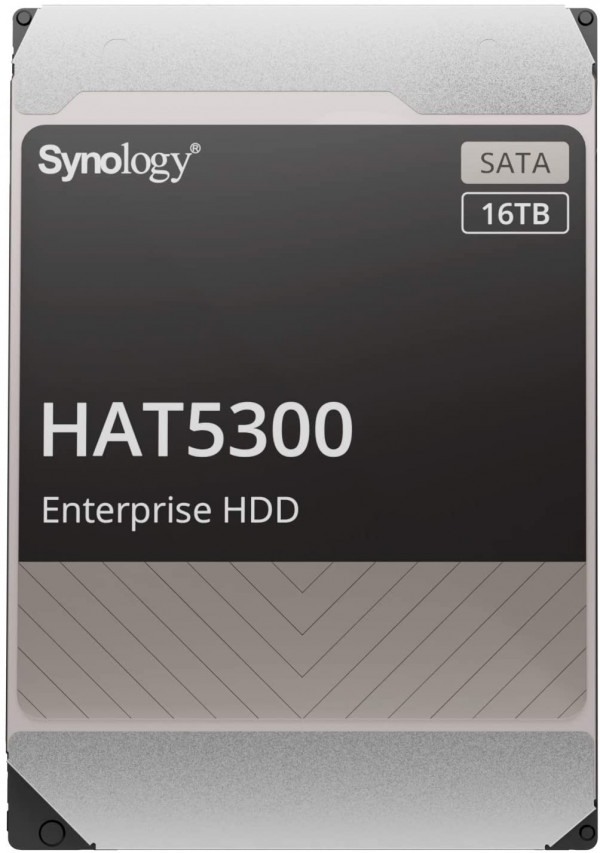 Synology HAT5300-16T 16TB 3.5'' Enterprise HDD, 7.200 rpm, Buffer size : 256 MiB, SATA 6 Gbs, MTTF 2.5M hours, 5 year warranty ( HAT5300-16T