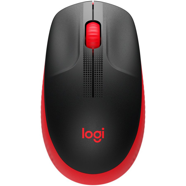 LOGITECH M190 Full-size wireless mouse - RED - 2.4GHZ - EMEA - M190 ( 910-005908 )