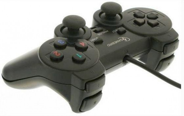 JPD-THRILLERSHOCK-BOX ** Gembird USB 2.0 analog vibration gamepad black(37ky) (343)