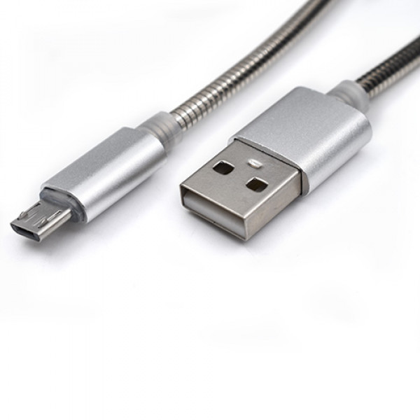 USB metalni kabl na Mikro 1m MAB-K010 Silver