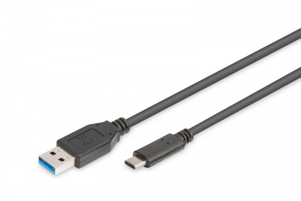 USB3.0 to USB-C Cable, up to 5Gbit/s, 1.8m ( AK-300136-018-S )