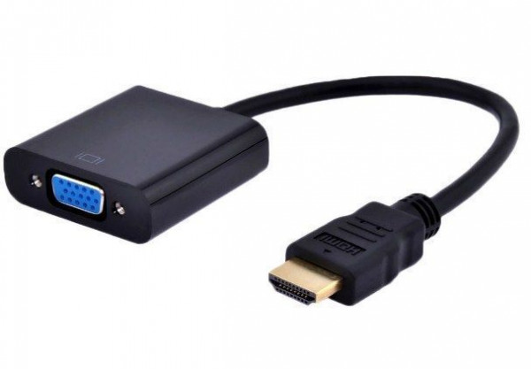 A-HDMI-VGA-06 ** Gembird HDMI to VGA + AUDIO adapter cable, single port (alt A-HDMI-VGA-03, 479)