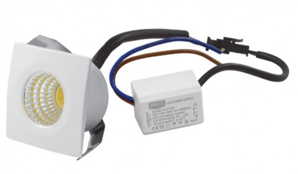 LED Ugradna lampa 3W 3200K toplo bela LUG-013-3/WW
