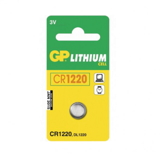 GP dugmasta baterija CR1220 GP-CR1220