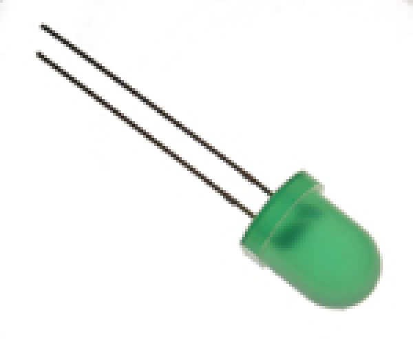 LED dioda difuzna zelena 10 mm LEDDIO10ZEL