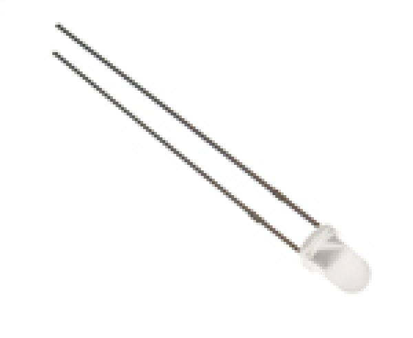 LED dioda transpar. bela 3 mm ML37W13H-CEC