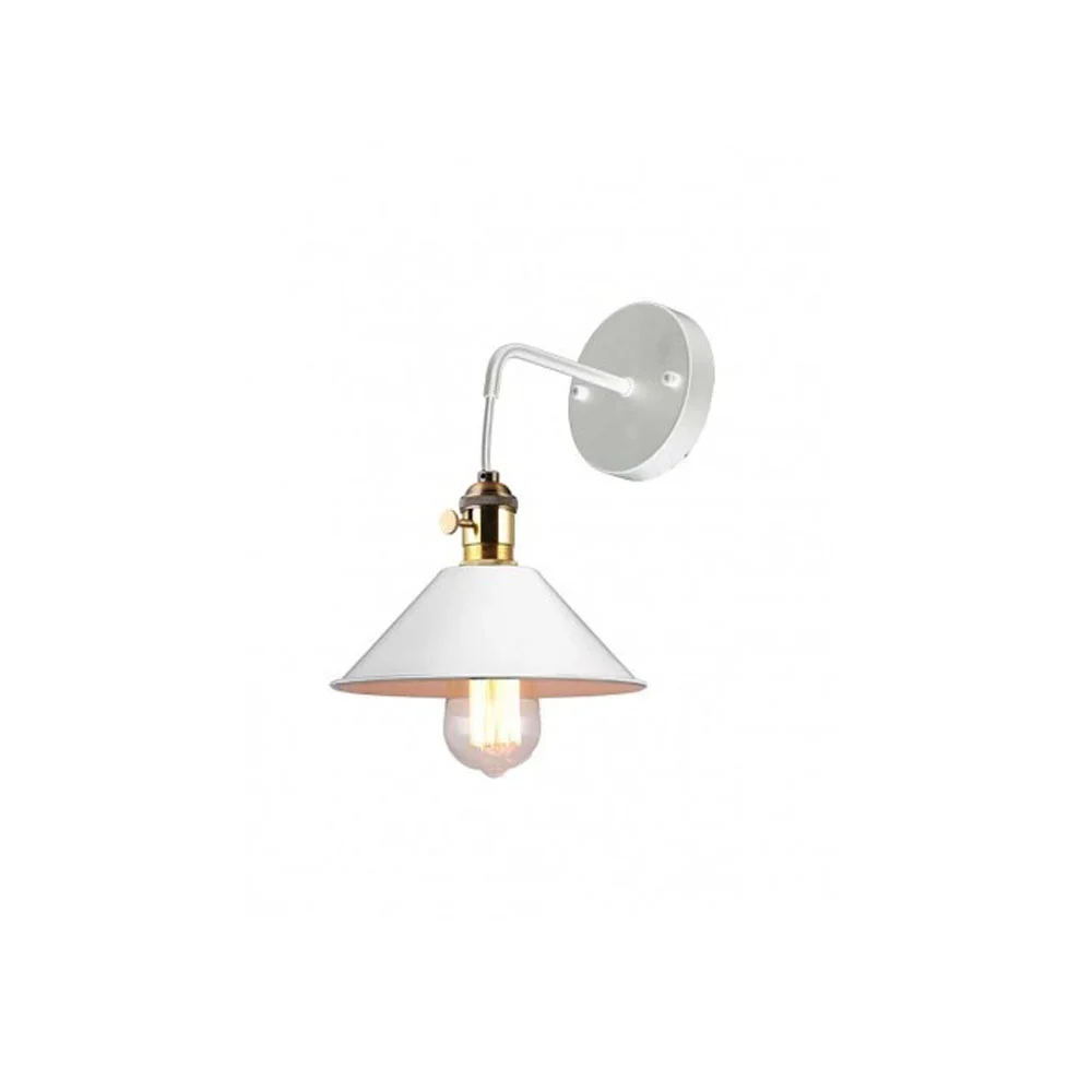 RUSTIK 125 ZIDNA LAMPA 1*E27 WHITE/GOLD