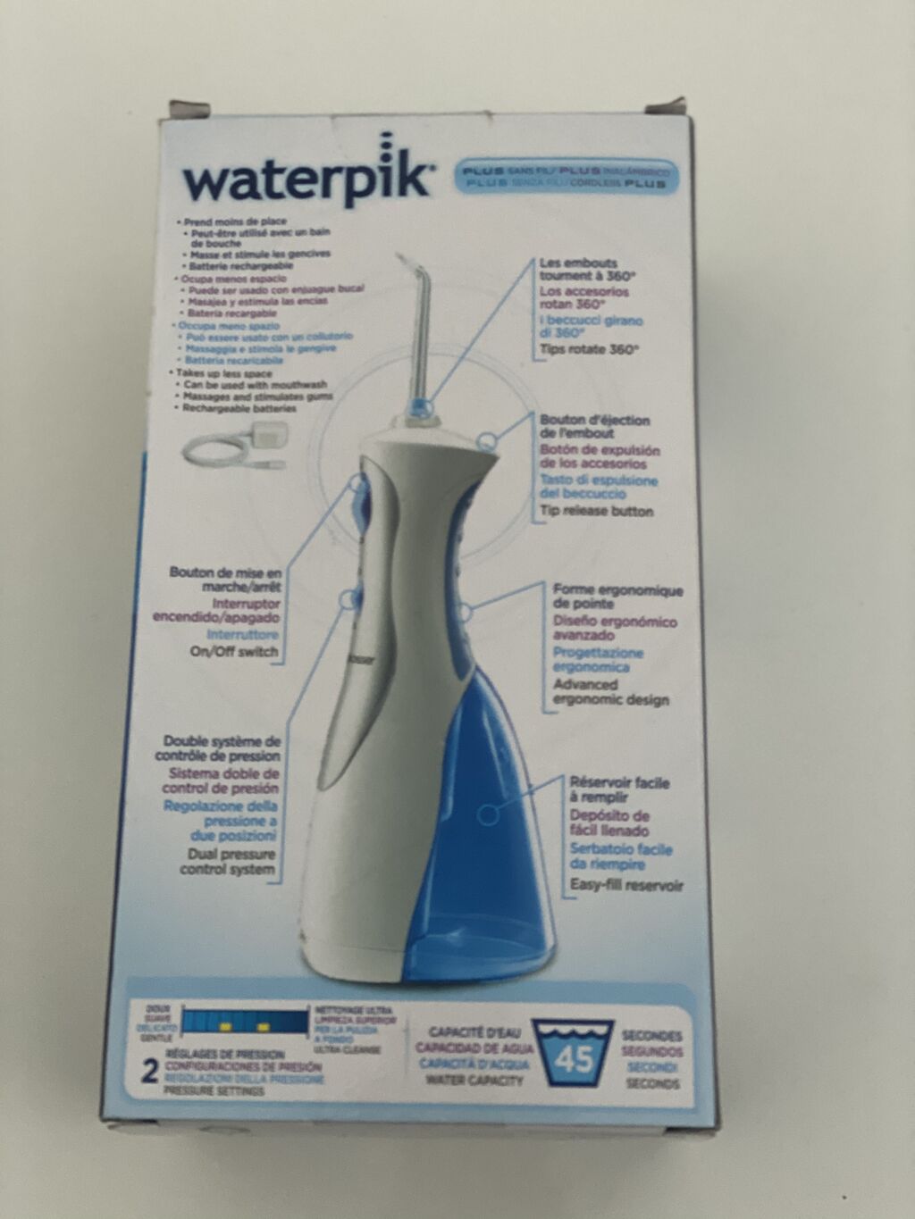 Waterpik nov kupljen, za lep osmeh