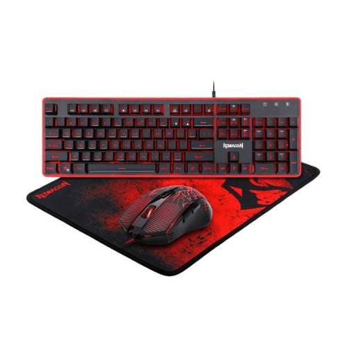 REDRAGON 3in1 Combo S107 Gejmerska Tastatura – Miš – Podloga