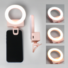 Led selfie svetlo pink