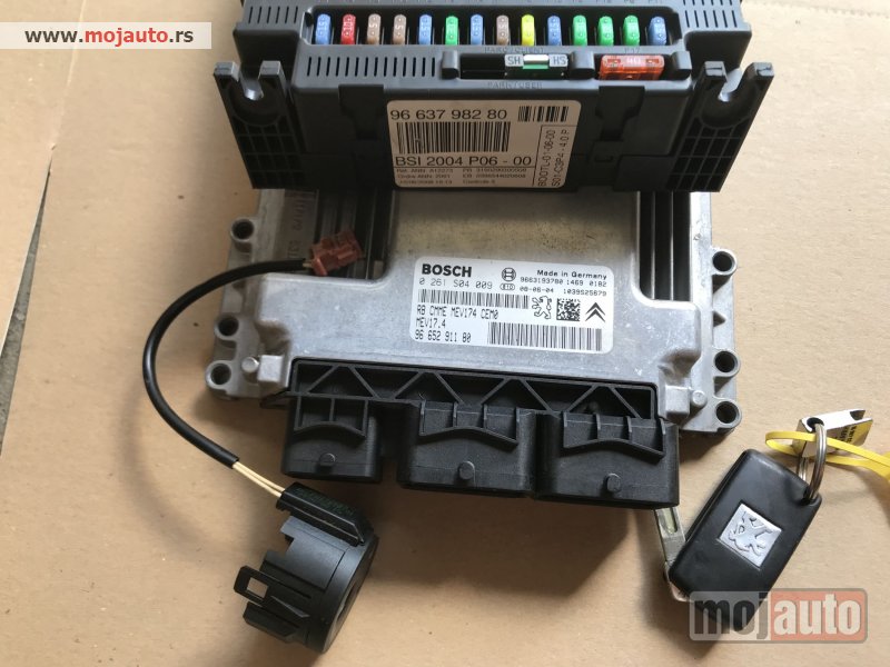 Motorni racunar ecu bsi set pezo 207 1.4vti