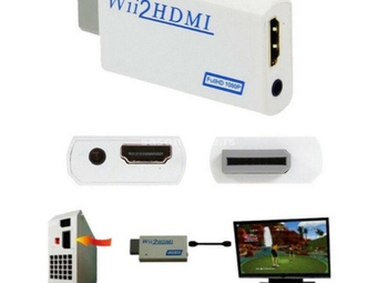 Wii na HDMI adapter sa 3.5mm izlazom zvuka 1080p