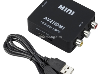 AV RCA 3 činča na HDMI konverter 1080p