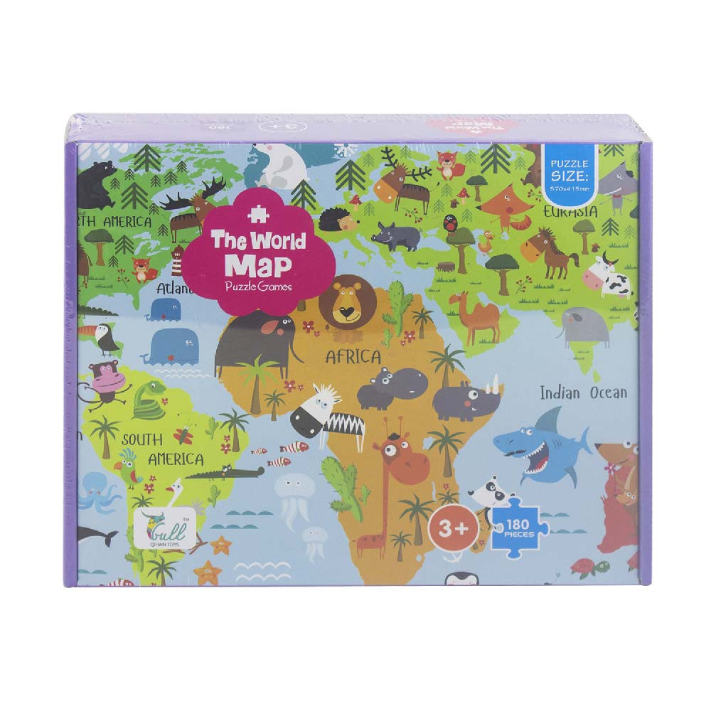 BEST LUCK PUZZLE MAPA SVETA 180 BE2426302