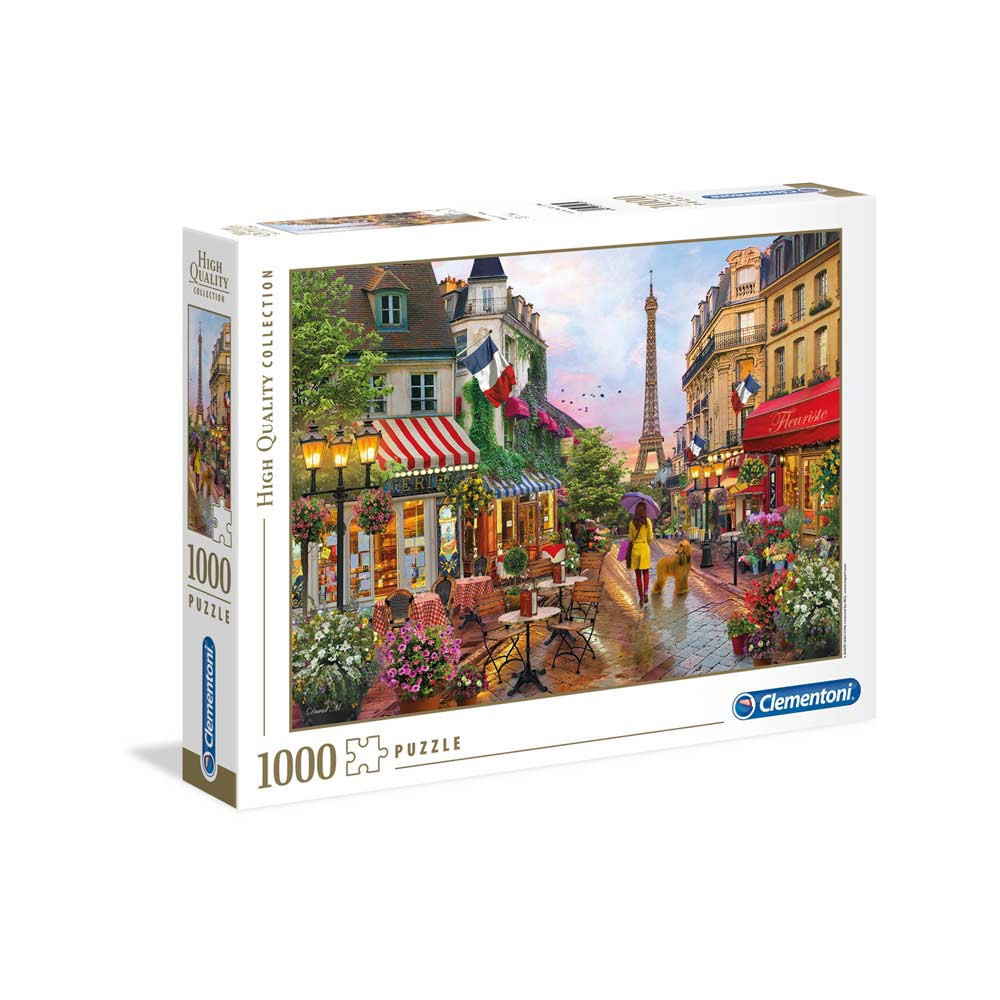 CLEMENTONI PUZZLE 1000 HQC FLOWERS IN PARIS 2019 CL39482