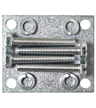 Stezaljka 50x60x25
stezaljka za povezivanje bakrene sabirnice širine 40mm sa bakrenom sabirnicom širine 32mm, vijci: M6x35, 50x60x25mm (ŠxVxD)