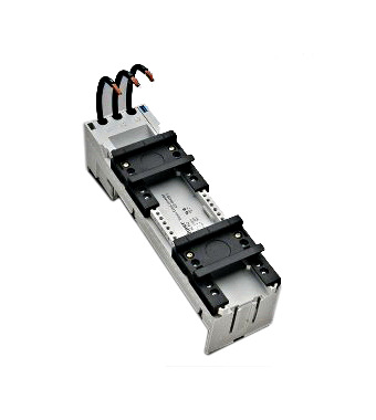 Adapter EEC 32A 60mm sistem dve podesive šine
za ugradnju rednih uređaja na sabirnički sustav 60mm, montaža na sabirnice: 12,15,20,25,30mm x 5,10mm i profilne sabirnice, s priključnim vodičima AW...