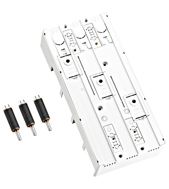 Šinski adapter za 3VA13,14,23,24,53,54,63,64,140x301
3-polni adapter za montažu Siemens 3VA13, 3VA14, 3VA23, 3VA24, 3VA53, 3VA54, 3VA63, 3VA64 na sabirnički sustav 60mm, nazivna struja: 590A, mon...